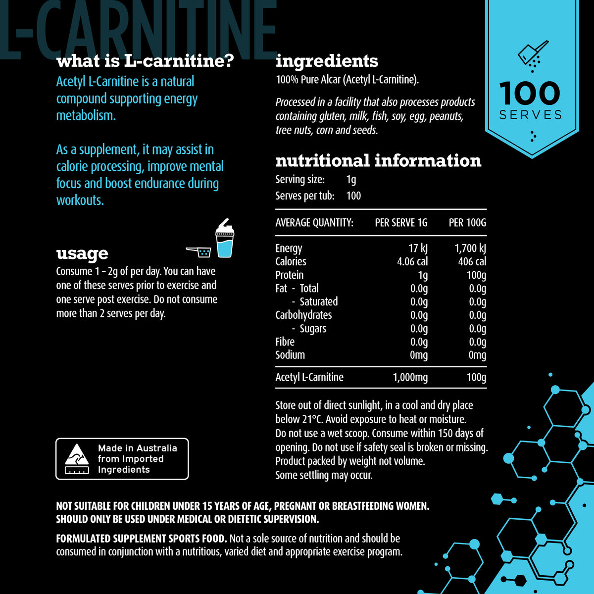 L-Carnitine | Pure Essential Amino Acids