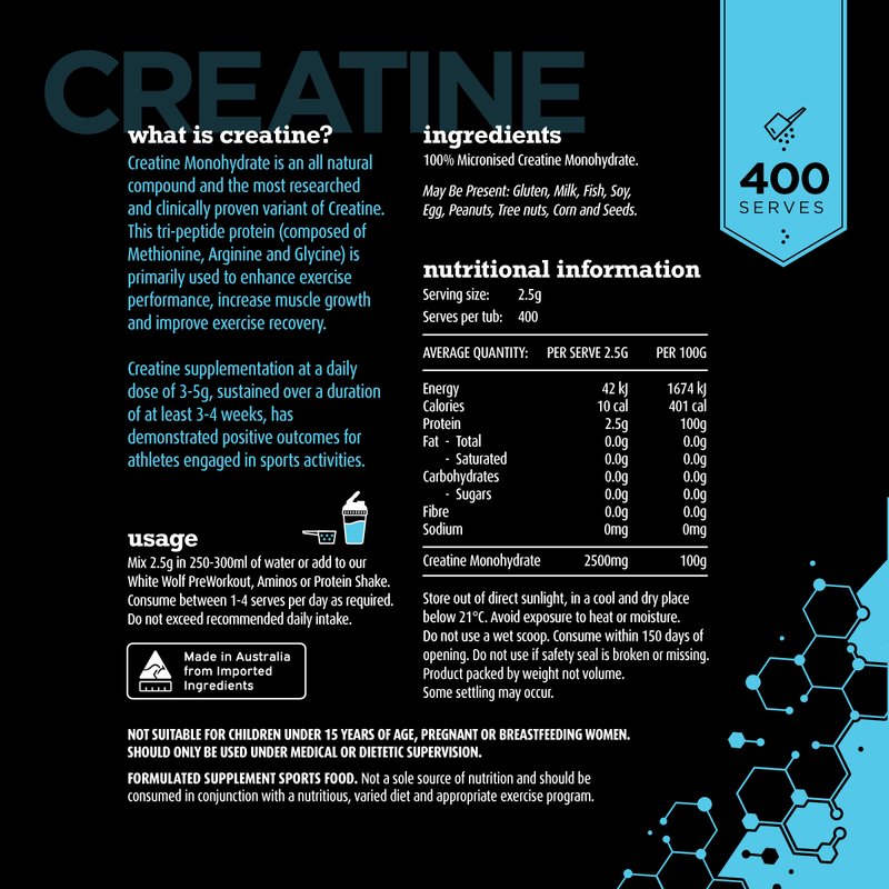 Creatine Monohydrate | Creatine Monohydrate Powder Supplement Australia