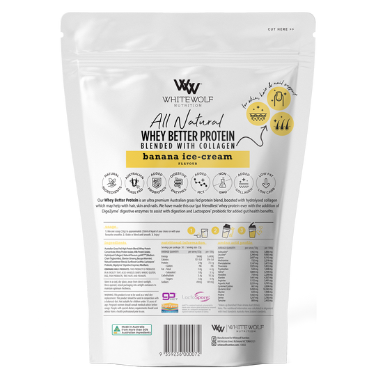 Whey Better Protein boosted with Collagen